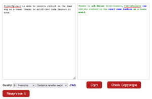 CleverSpinner – Intelligent Article Rewriter and Spinner